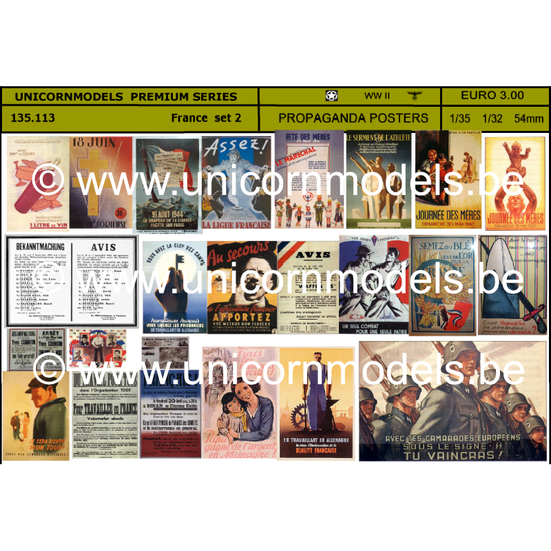 WO2 Propaganda Posters Frankrijk